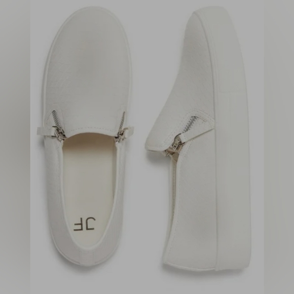 JustFab | Shoes | Nib Womens Just Fab Bright White Courtney Snrakers ...